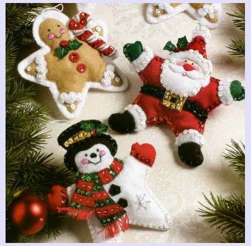 Felt Ornament Kits - Crafters Kingdom - Crafting With Sylvestermouse