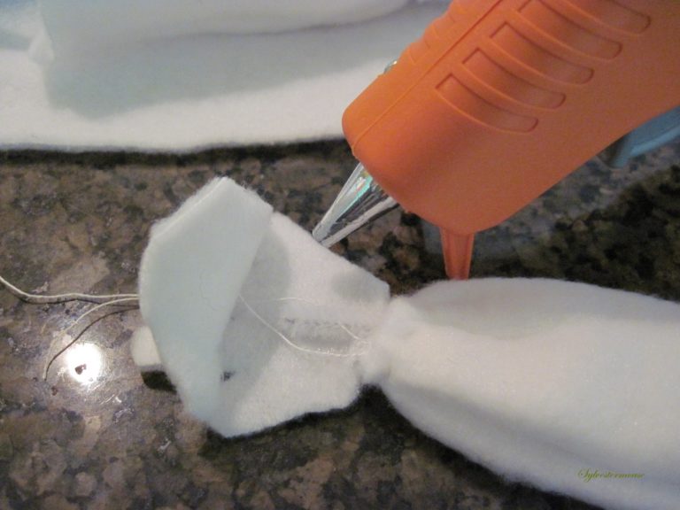 How to Make a Halloween Ghost with Fleece Tutorial - Crafters Kingdom ...