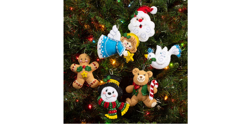 Felt Ornament Kits - Crafters Kingdom - Crafting With Sylvestermouse